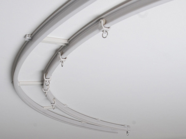 Ceiling Fix Curtain Track For Bay Window | Shelly Lighting